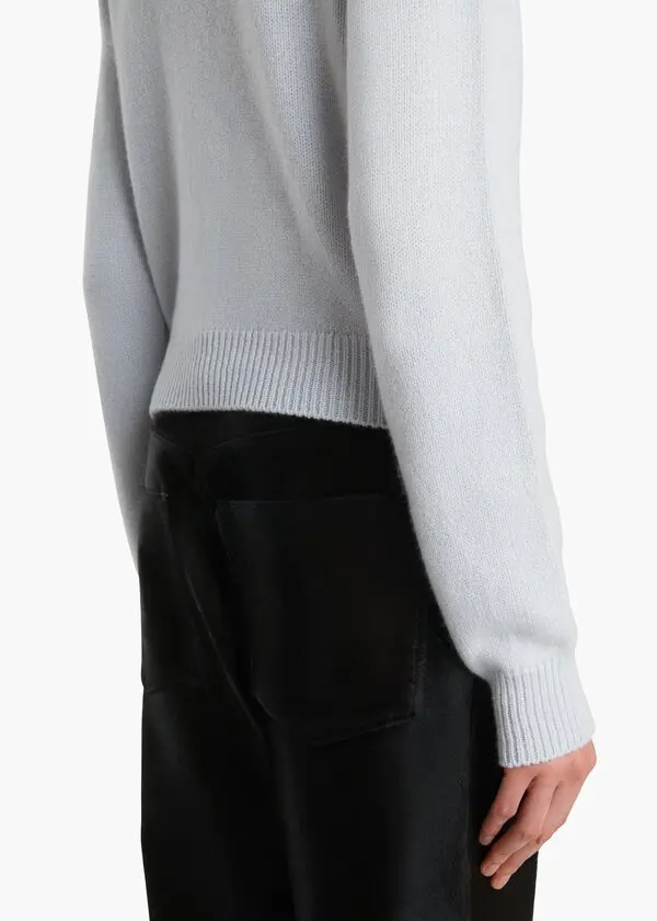 Khaite Everheart Cardigan With Suede Buttons