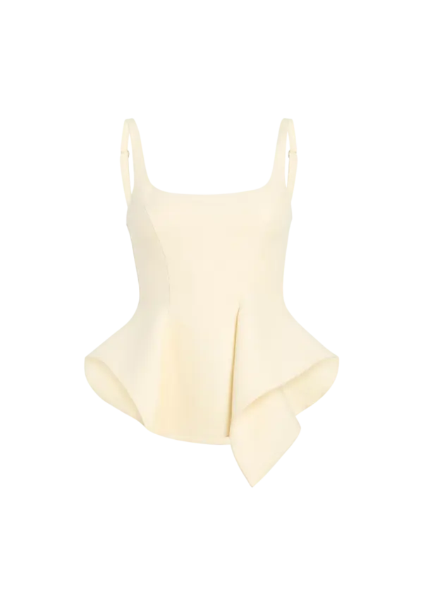 Khaite Loa Linen Top - Natural