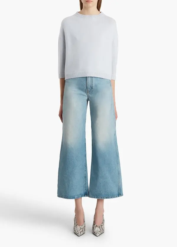 Khaite Sabina Pullover - Ice Blue