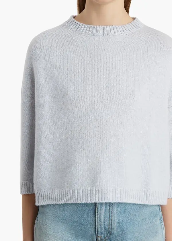 Khaite Sabina Pullover - Ice Blue