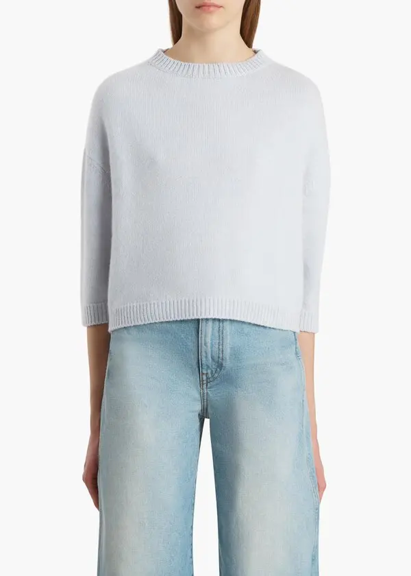 Khaite Sabina Pullover - Ice Blue