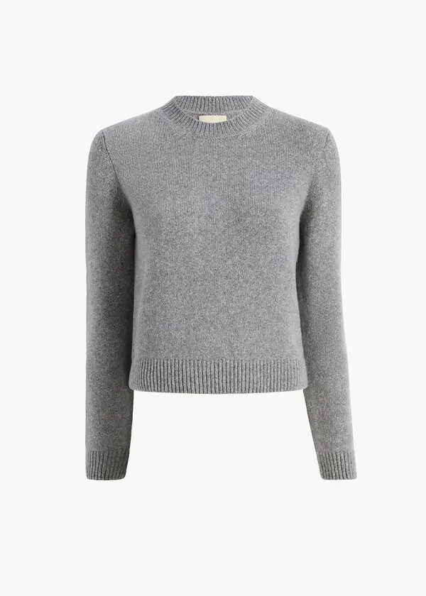 Khaite Leta Cashmere Sweater - Fog
