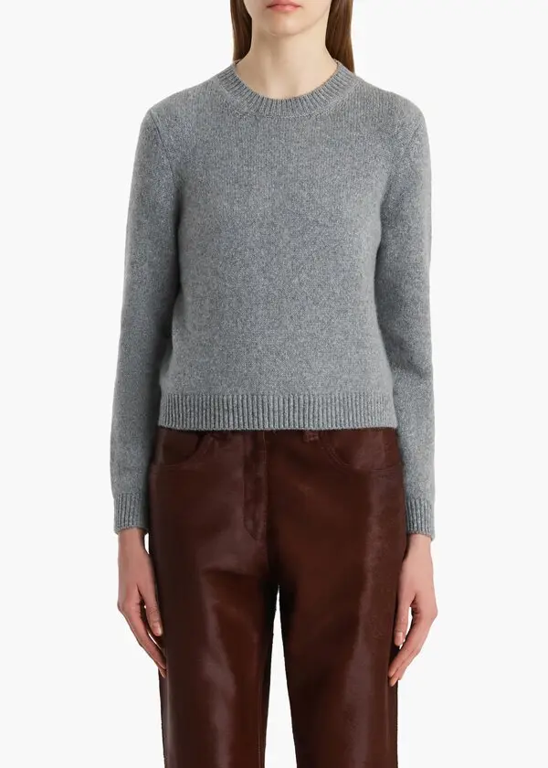 Khaite Leta Cashmere Sweater - Fog