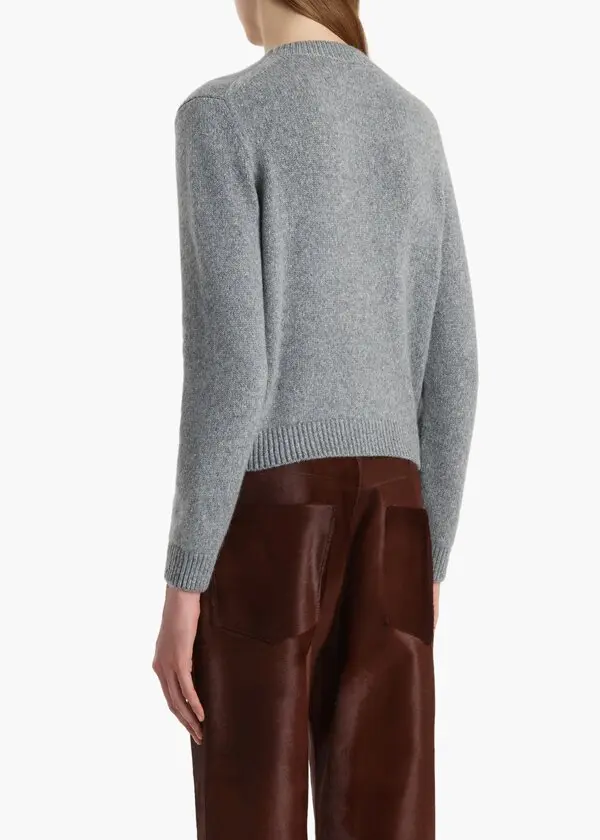 Khaite Leta Cashmere Sweater - Fog