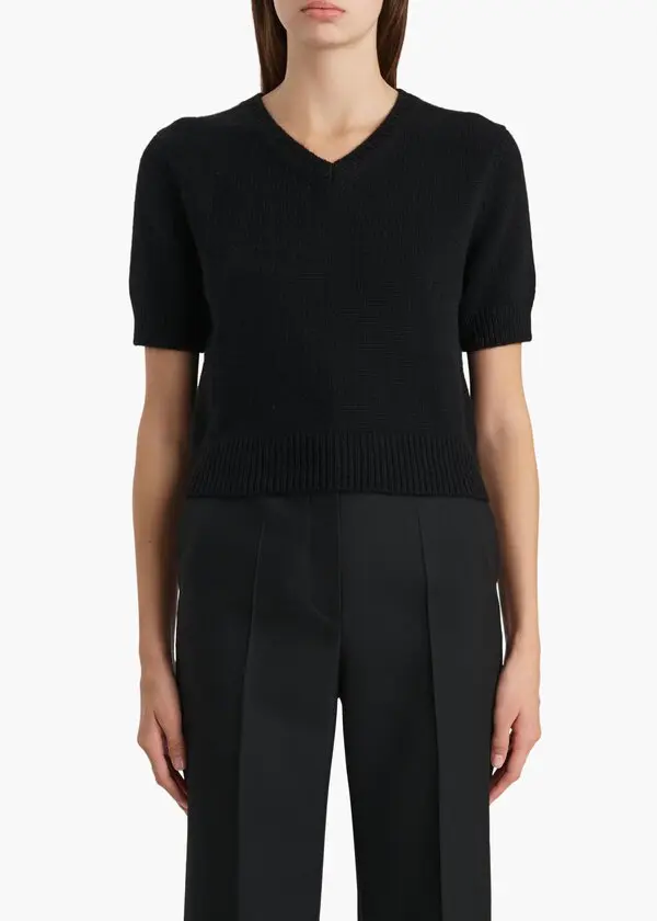 Khaite Jas Cashmere Pullover - Black