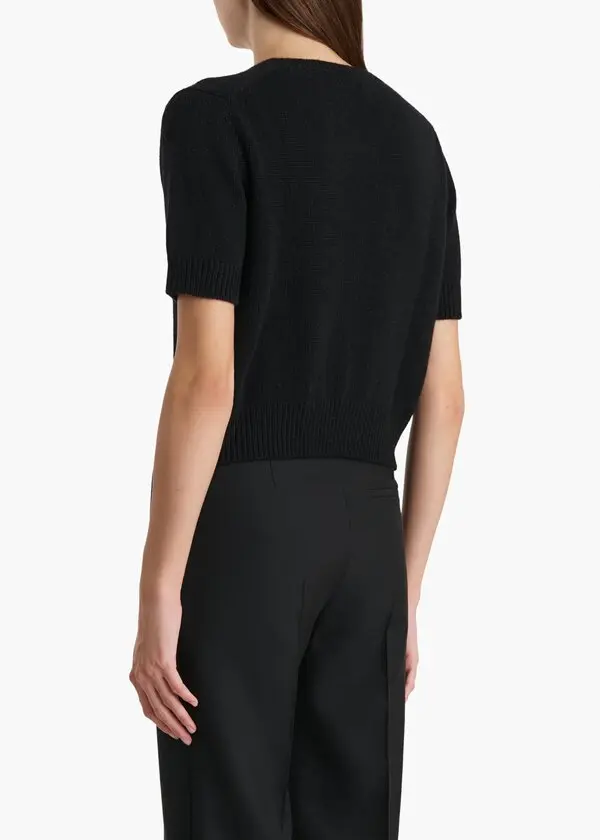 Khaite Jas Cashmere Pullover - Black