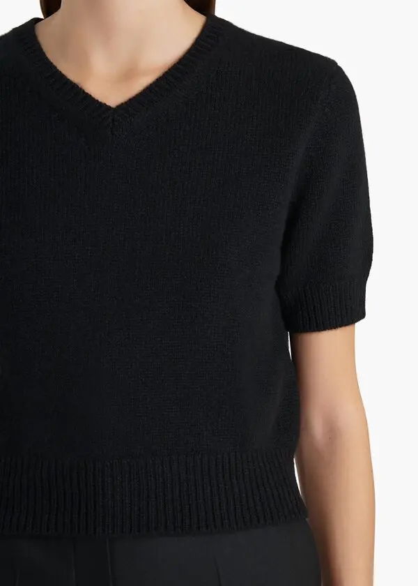 Khaite Jas Cashmere Pullover - Black