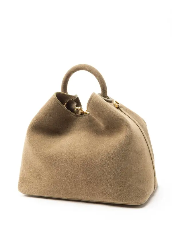 ELLEME Raisin Suede Bag - Truffle