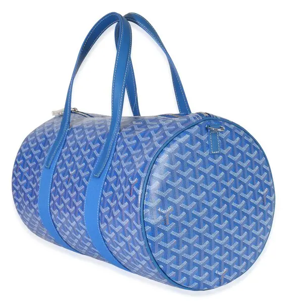 Goyard Sky Line Barrel 40 Sports Bag - Blue