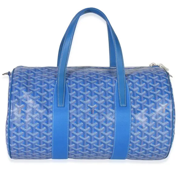 Goyard Sky Line Barrel 40 Sports Bag - Blue