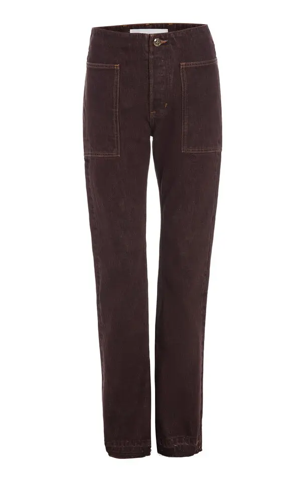 RÙADH The Bèbè Cotton Jeans - Brown