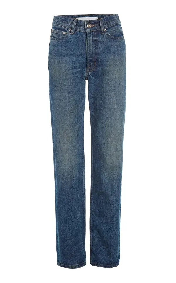 RÙADH The Cecile Cotton-blend Jeans - Medium Wash