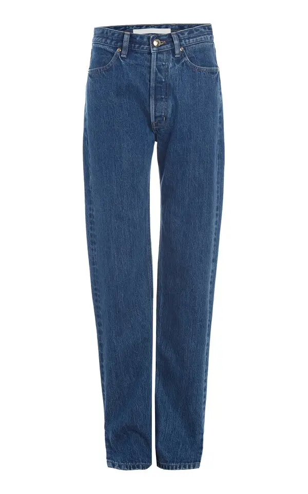 RÙADH The Agnes Regenerative Cotton-blend Jeans - Medium Wash