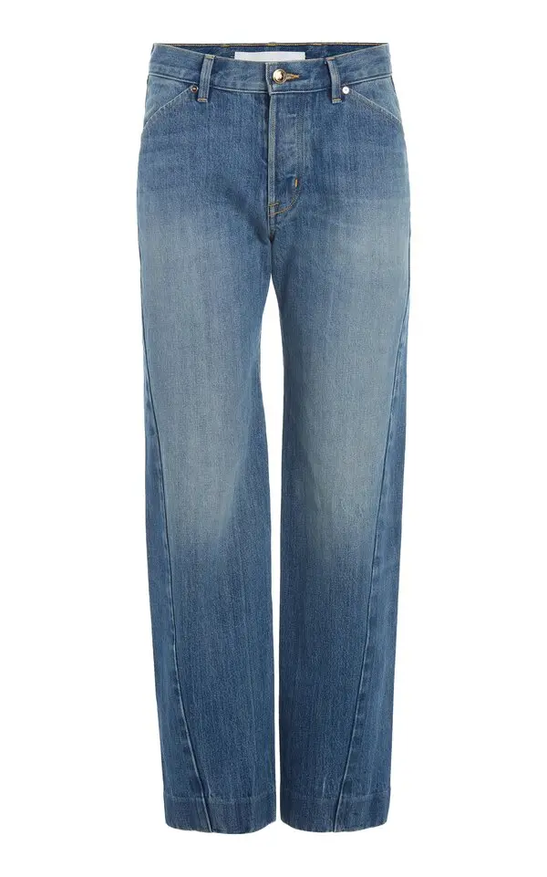 RÙADH The Bijou Regenerative Cotton-blend Jeans