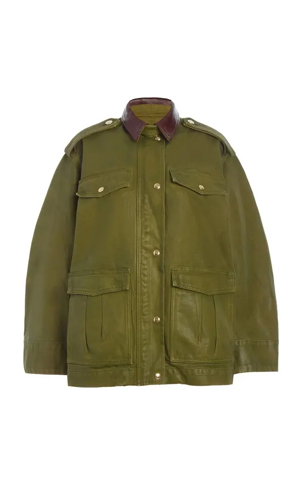 RÙADH The Ettienne Regenerative Cotton Jacket - Dark Green