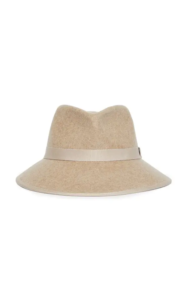 Max Mara Felt Fedora - Tan