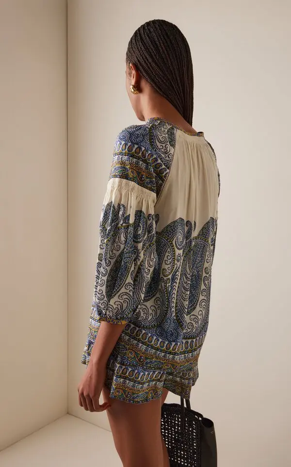 BOTEH Arcadia Paisley Smock Blouse