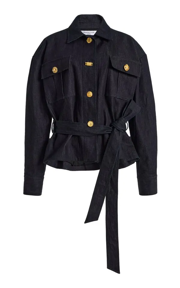 Françoise Wanda Denim Jacket - Blue