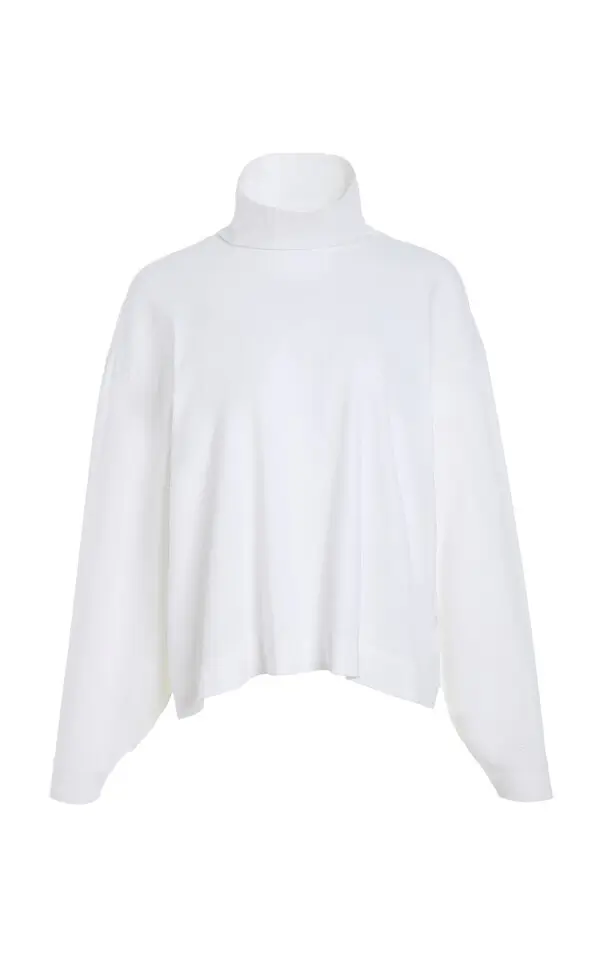RÙADH The Honne Cotton Turtleneck - White