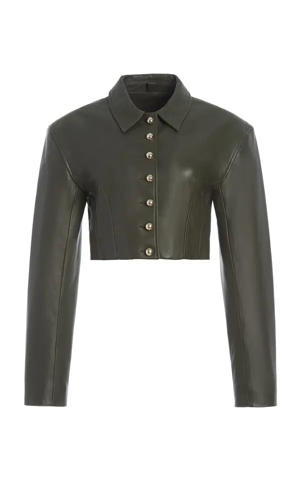 RÙADH Lamb Leather Arabella Jacket