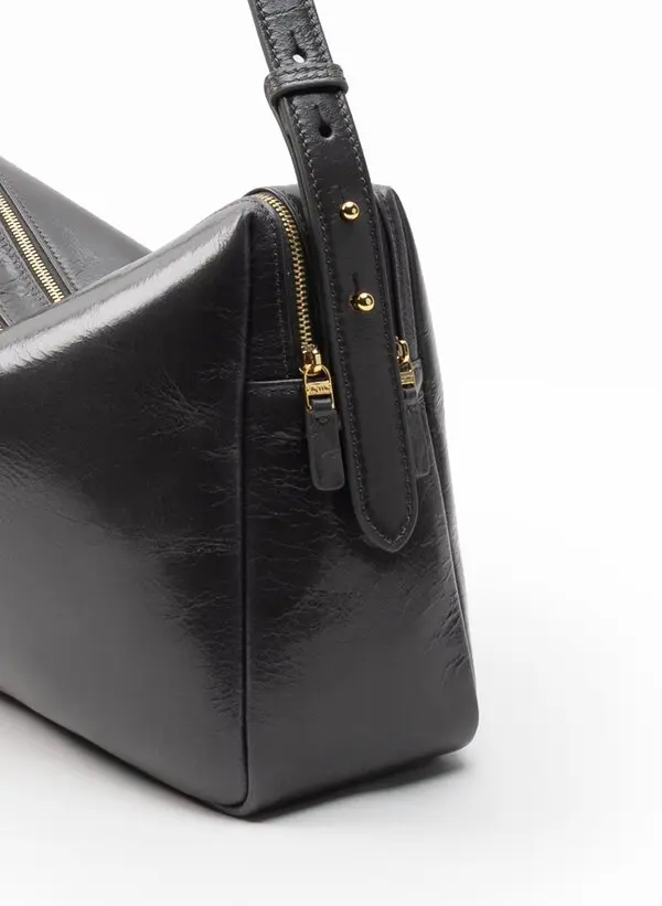 ELLEME Trousse Large Vintage Leather - Fumo
