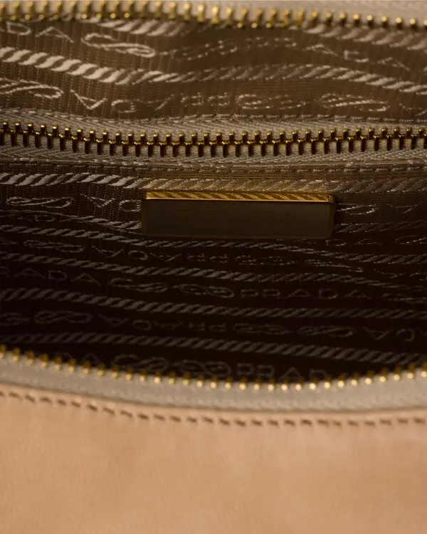 Prada Nappa Leather Large Bag - Neutral