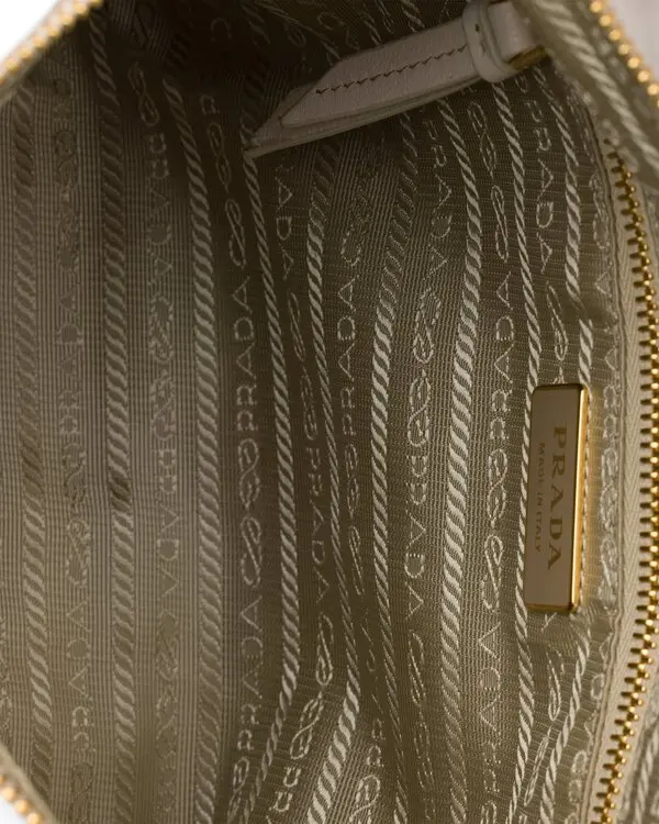Prada Nappa Leather Large Bag - Neutral