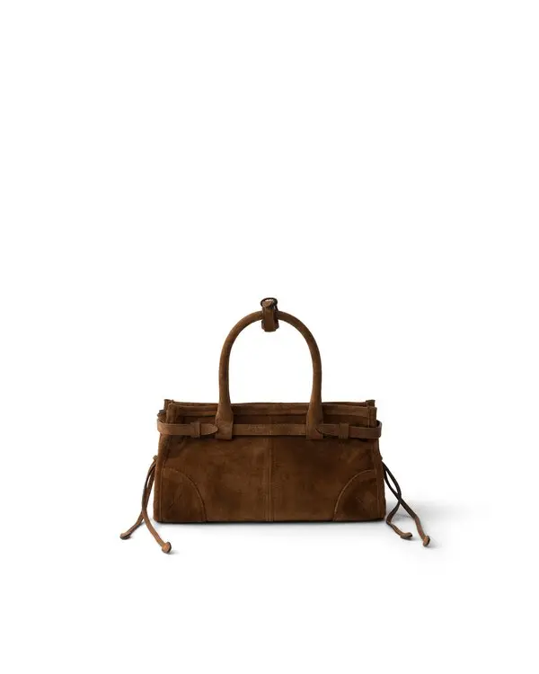 Prada Bonnie Suede Mini Handbag