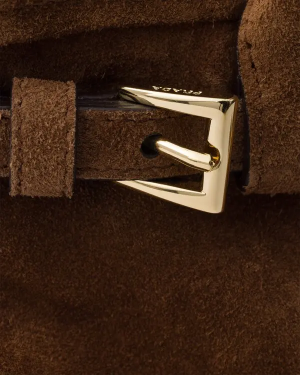 Prada Bonnie Suede Mini Handbag