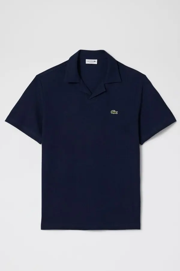 Lacoste Open Neck Polo Tee