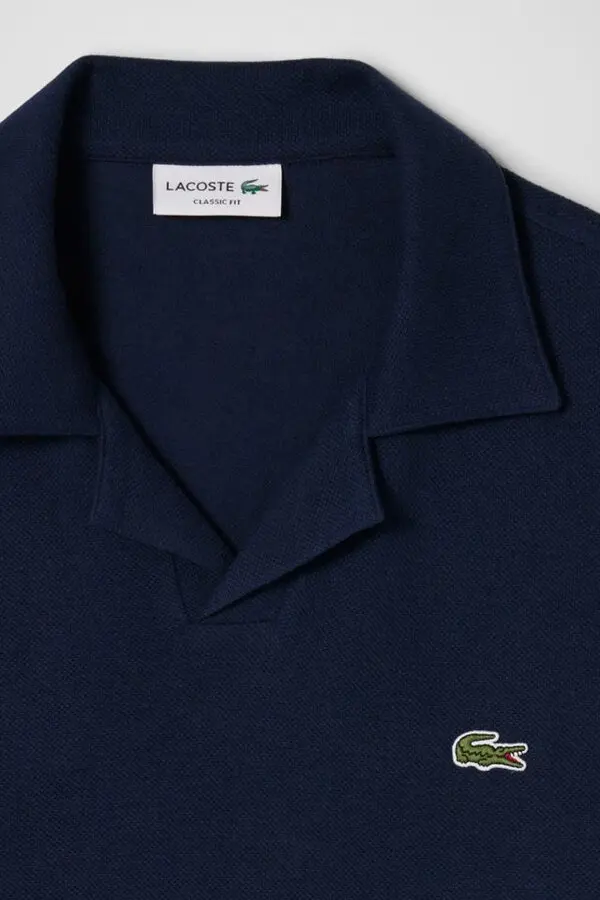 Lacoste Open Neck Polo Tee