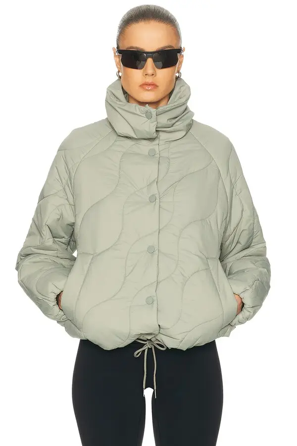 Varley Fabia Quilted Jacket - Shadow