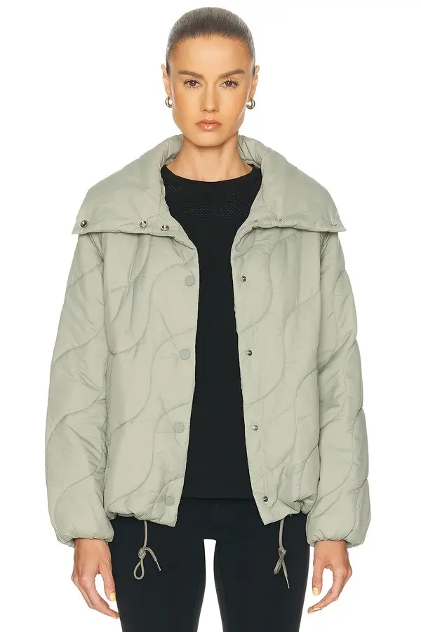 Varley Fabia Quilted Jacket - Shadow