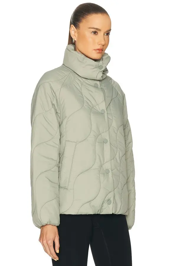 Varley Fabia Quilted Jacket - Shadow