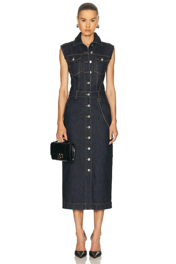 Sportmax Farfalla Dress - Midnight Blue