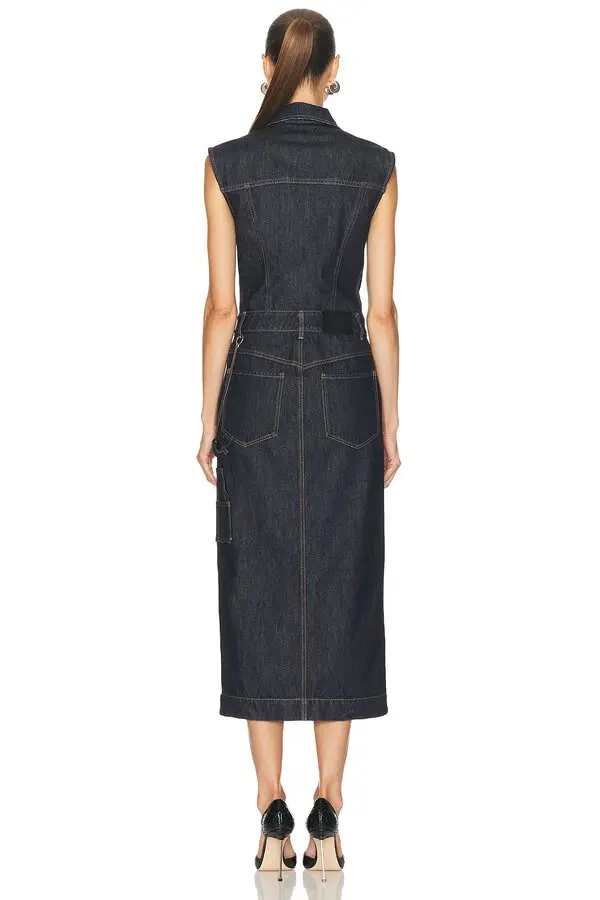 Sportmax Farfalla Dress - Midnight Blue