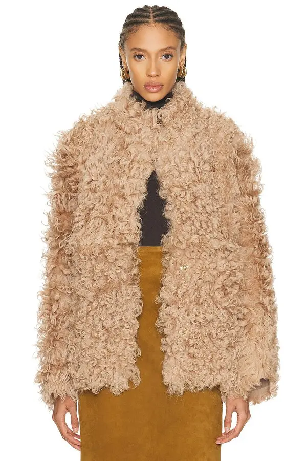 Nour Hammour Elsa Shearling Coat