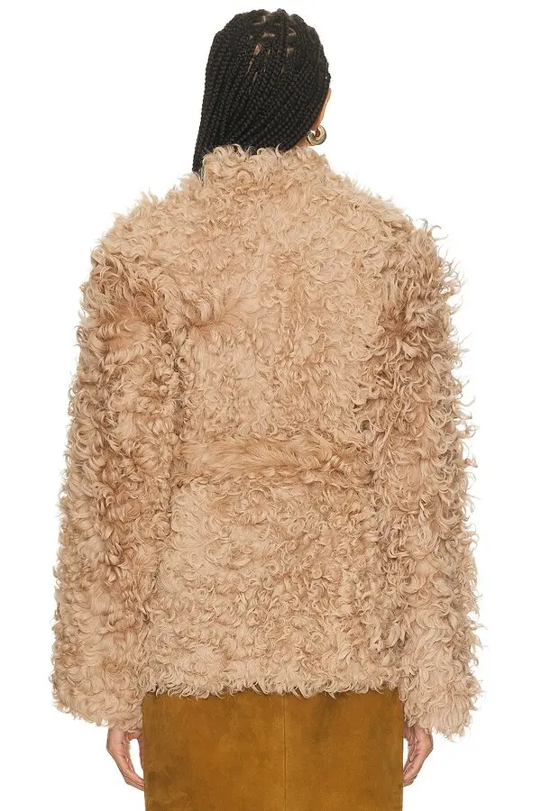 Nour Hammour Elsa Shearling Coat