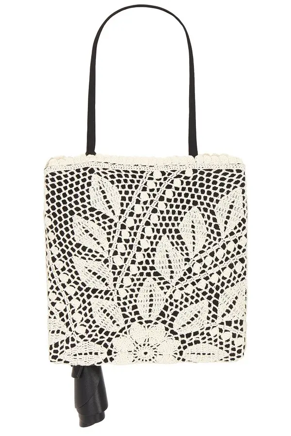 Magda Butrym Julia Crochet Bag - Black