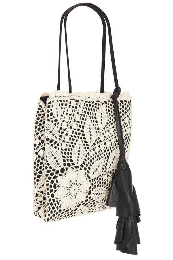 Magda Butrym Julia Crochet Bag - Black