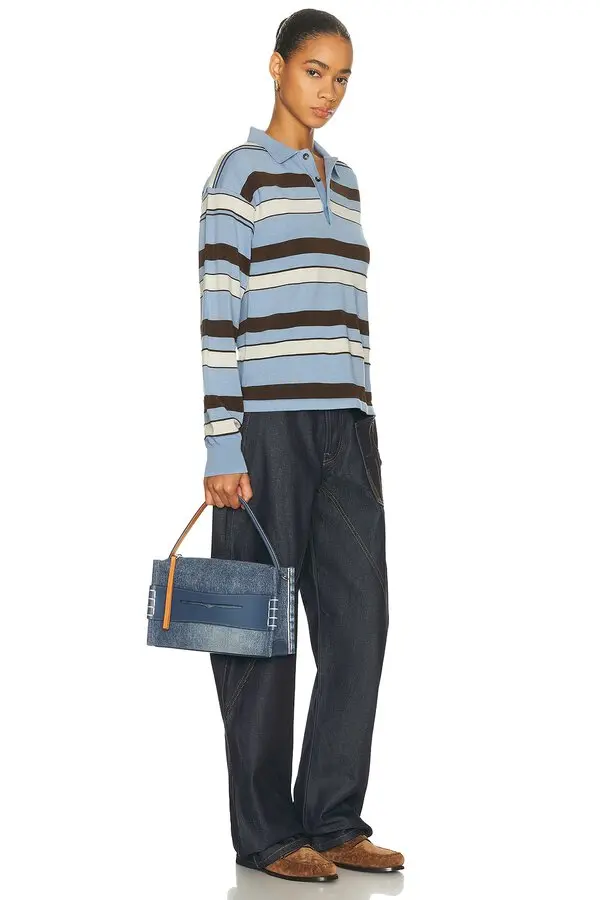 JW Anderson Loafer Bag - Mid Blue Denim