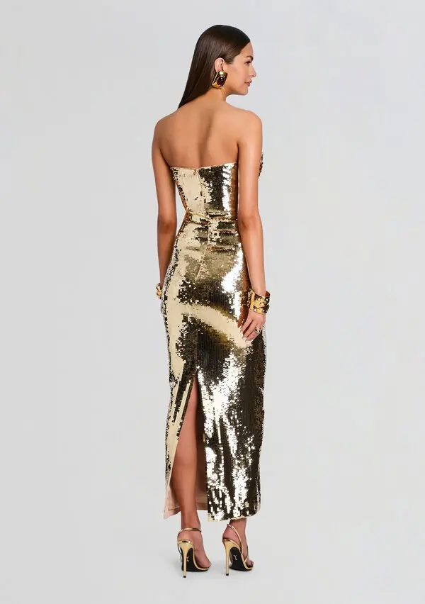 Retrofete Amulet Embellished Gown