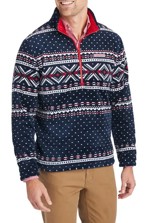 Vineyard Vines Quarter-zip Fleece Pullover