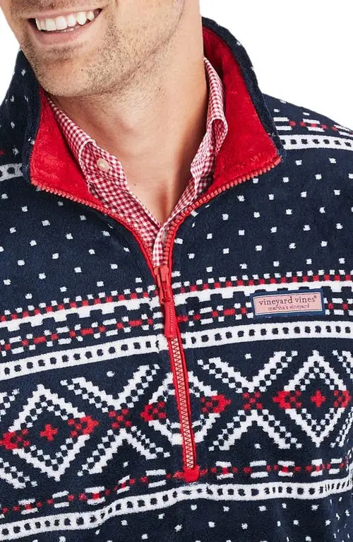 Vineyard Vines Quarter-zip Fleece Pullover