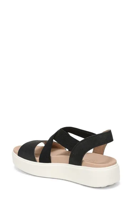 Dr. Scholl'S Madicldease Platform Wedge Sandals - Black