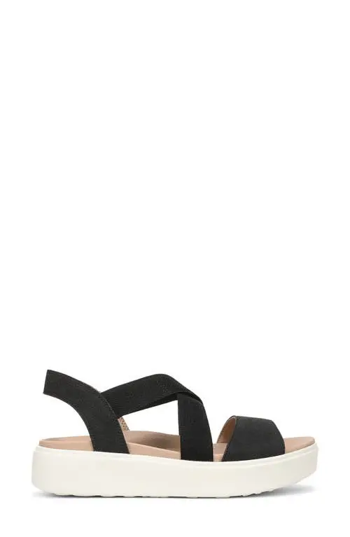 Dr. Scholl'S Madicldease Platform Wedge Sandals - Black