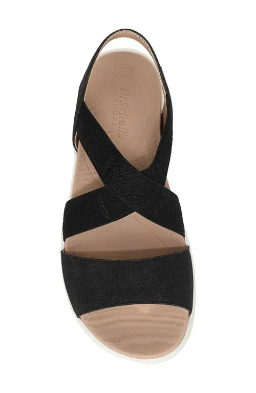 Dr. Scholl'S Madicldease Platform Wedge Sandals - Black