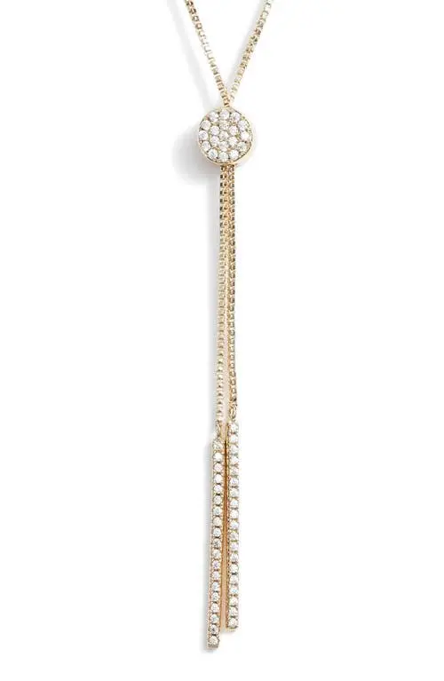 Nordstrom Pavé Slide Bolo Necklace