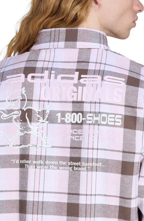 Adidas Cotton Flannel Button-up Shirt