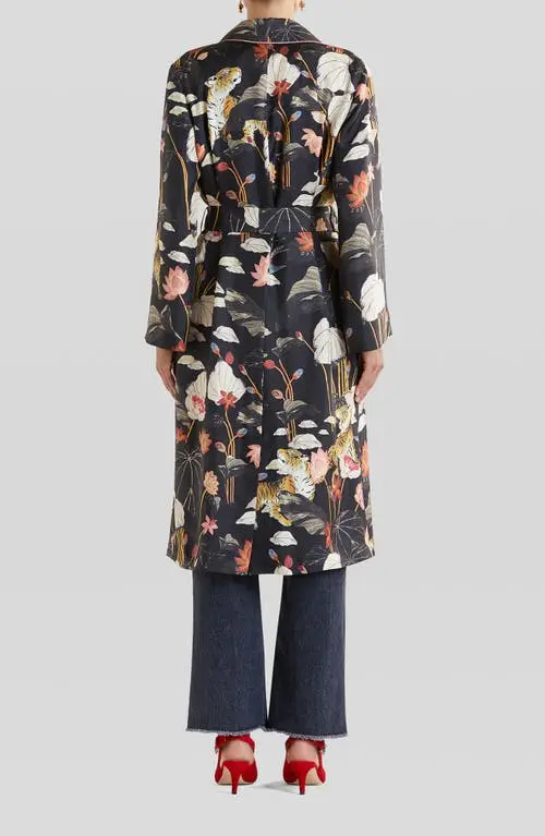 Etro Floral Print Silk Duster